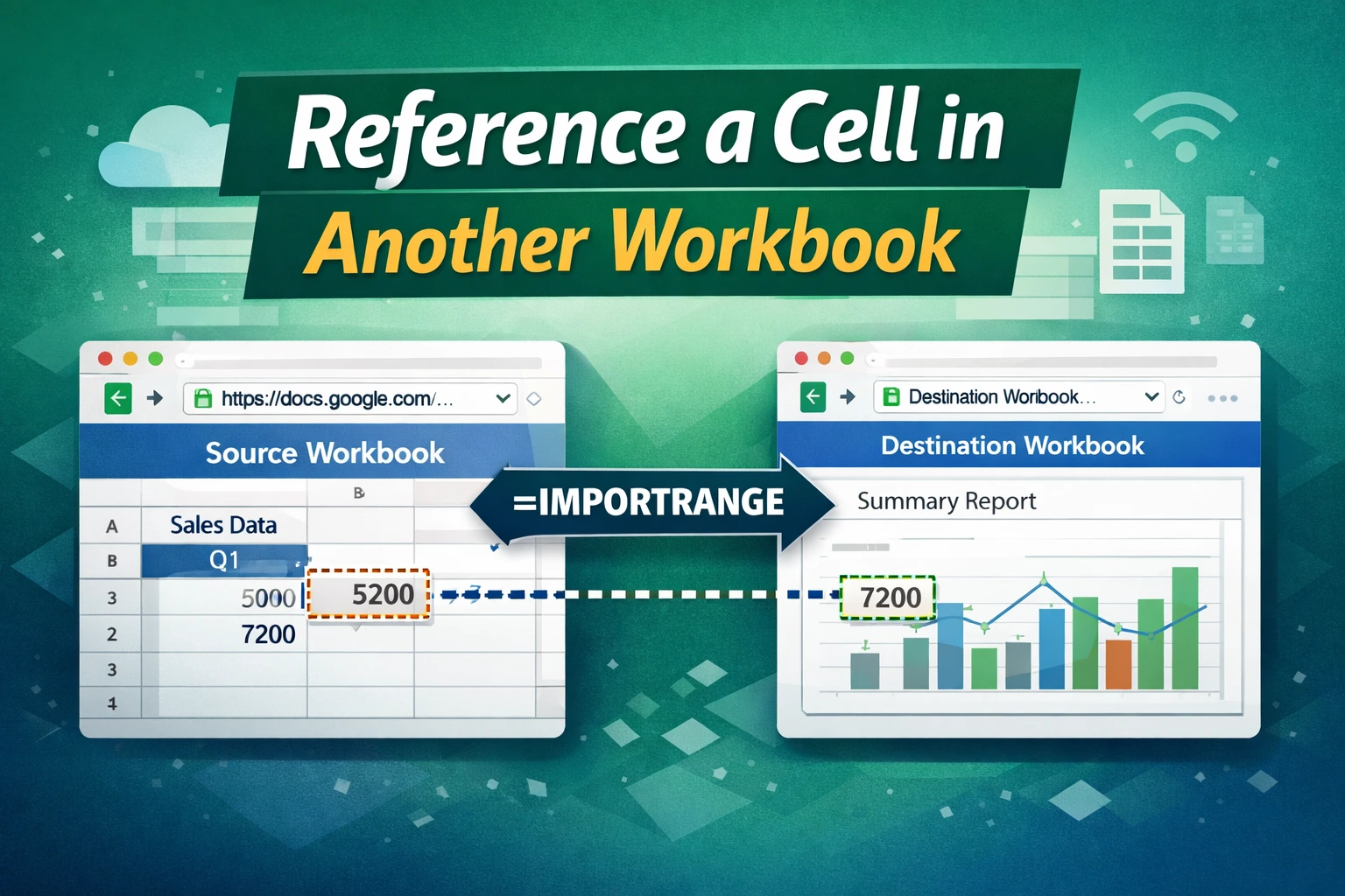 How to Reference a Cell in Another Workbook in Google Sheets